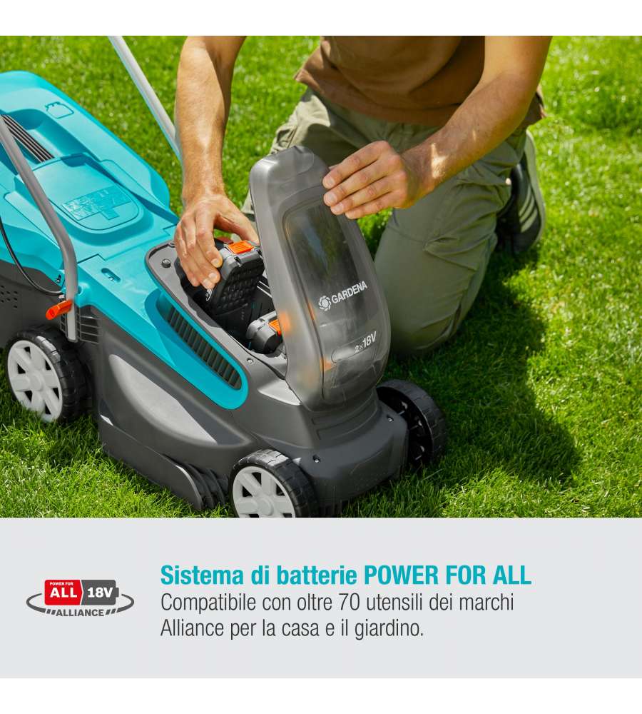 Gardena Rasaerba Powermax 32/36v P4a