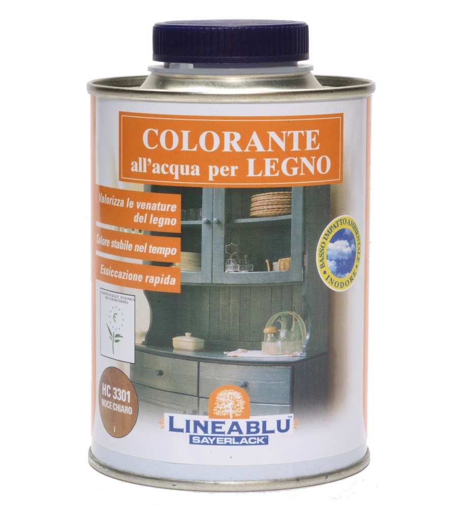 Tinta Per Legno Colore Noce Scuro 500 Ml