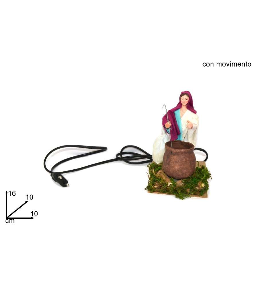 Scenario In Movimento Donna Con Pentolone