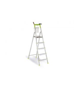 Casabriko Scala A 5 Gradini In Alluminio - Ampio Piano D'appoggio